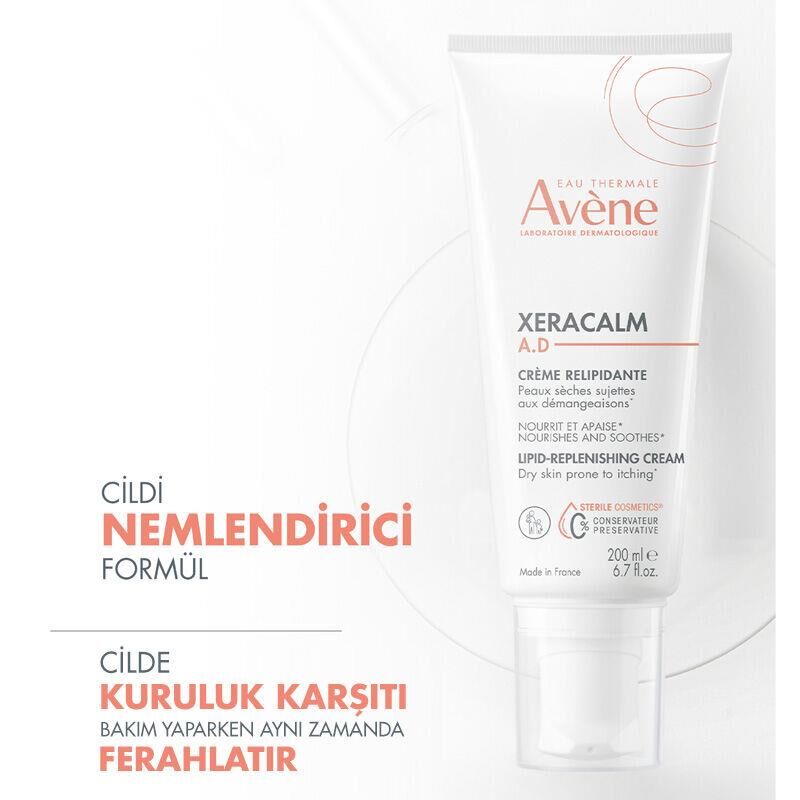 Avene XeraCalm A.D Lipid Replenishing Cream 200 ml Lipid Yenileyici ...