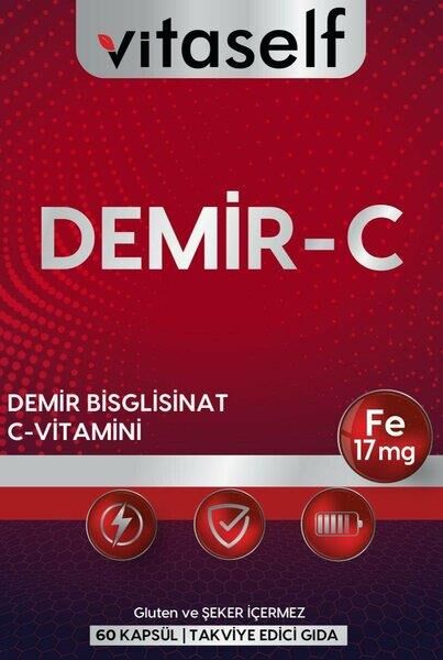 Vitaself Demir C 60 Kapsül | Dermobu
